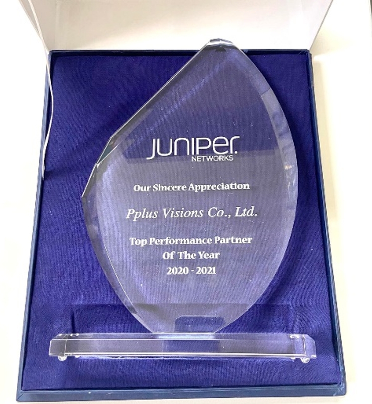 รางวัล Top Performance Partner of the Year 2020-2021-Juniper Networks